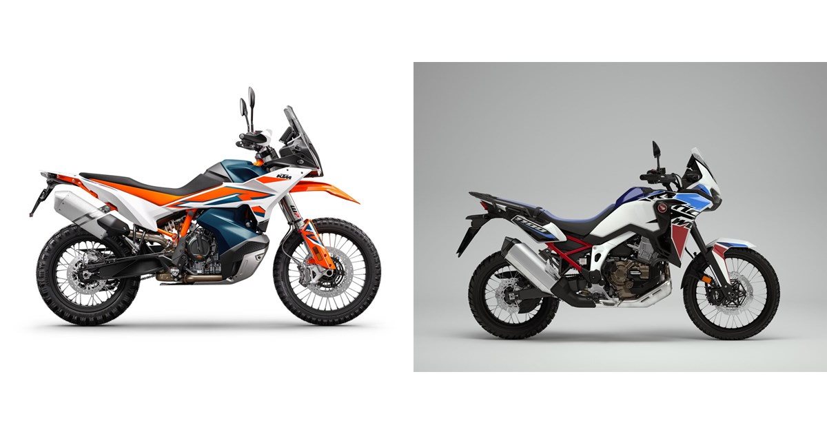 KTM 890 Adventure R 2023 vs Honda CRF1100L Africa Twin DCT 2022