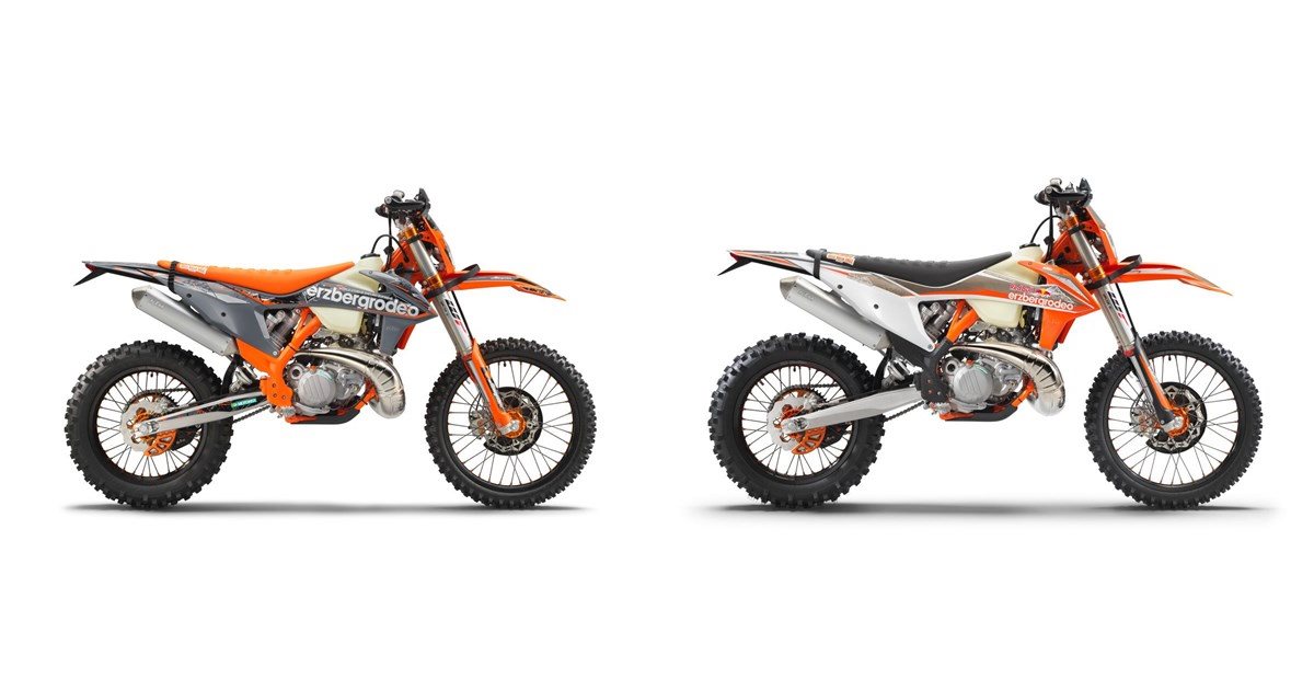 Motorrad Vergleich KTM 300 EXC TPI Erzberg Edition 2023 vs. KTM 300 EXC TPI Erzberg Edition 2022