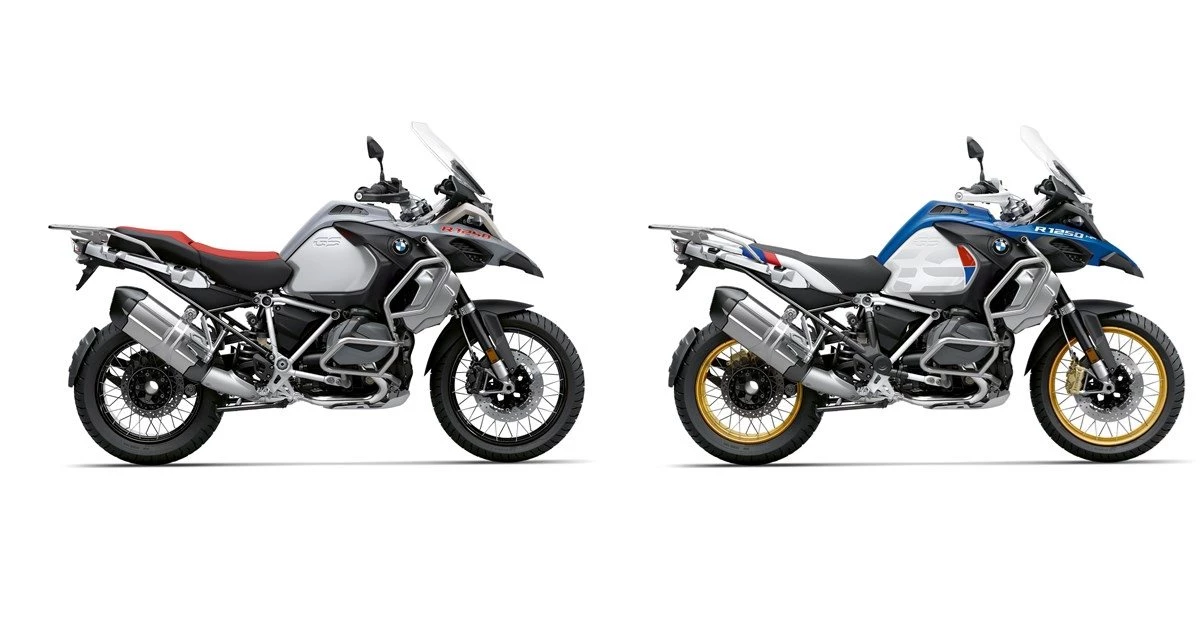 Motorrad Vergleich BMW R 1250 GS Adventure 2019 vs. BMW R 1250 GS ...