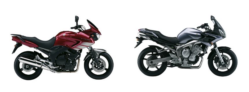 Motorrad Vergleich Yamaha TDM 900 2008 vs. Yamaha FZ6 Fazer 2007