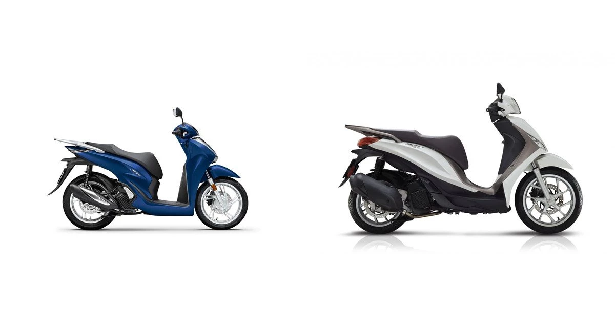 Motorrad Vergleich Honda SH125i 2023 vs. Piaggio Medley 125 ie IGET 2020