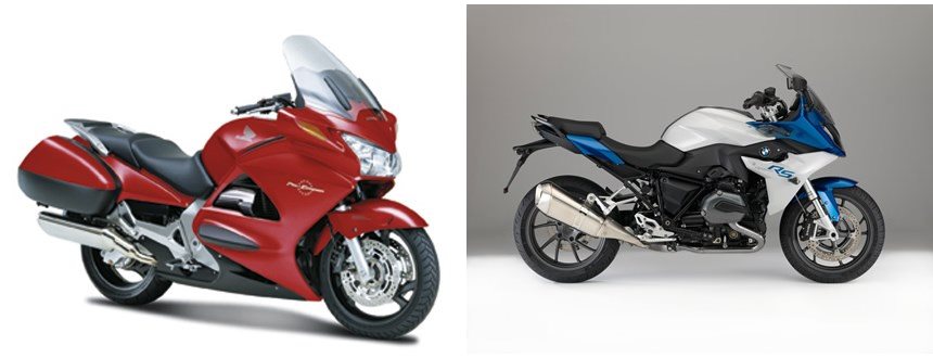 Motorrad Vergleich Honda ST 1100 Pan-European 2005 vs. BMW R 1200 RS 2015