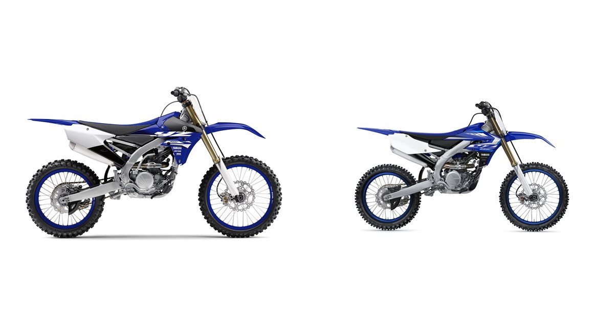 Motorrad Vergleich Yamaha YZ250F 2018 vs. Yamaha YZ250F 2020