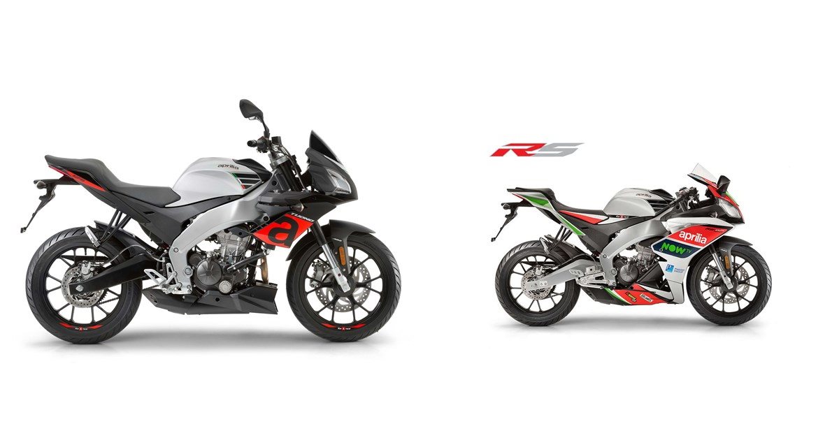 Motorrad Vergleich Aprilia Tuono 125 2020 vs. Aprilia RS 125 Replica 2018