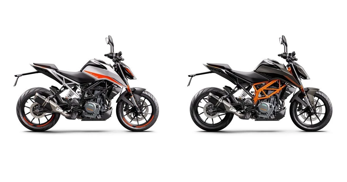 Motorrad Vergleich KTM 390 Duke 2022 vs. KTM 390 Duke 2023
