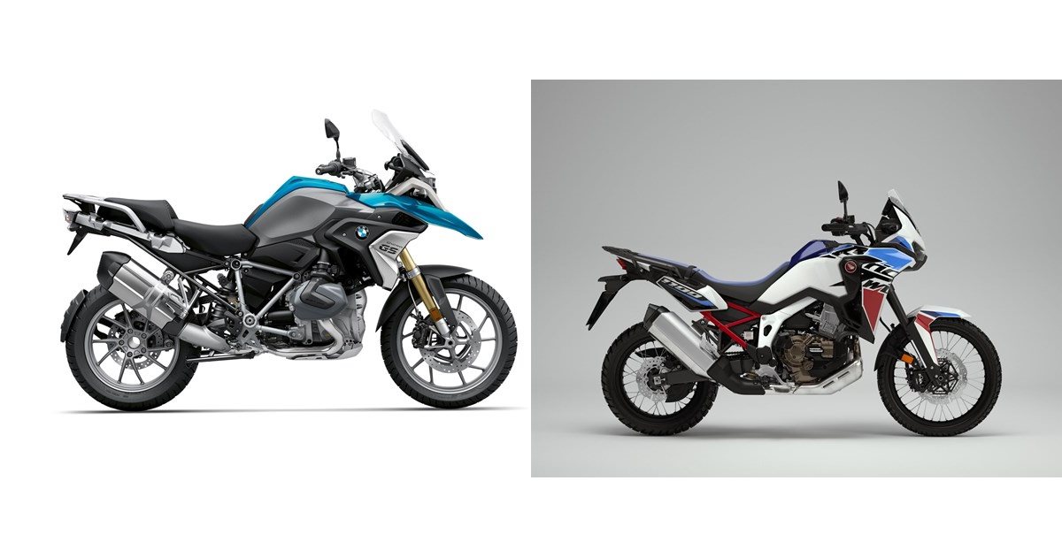 Motorrad Vergleich BMW R 1250 GS 2020 vs. Honda CRF1100L Africa Twin ...