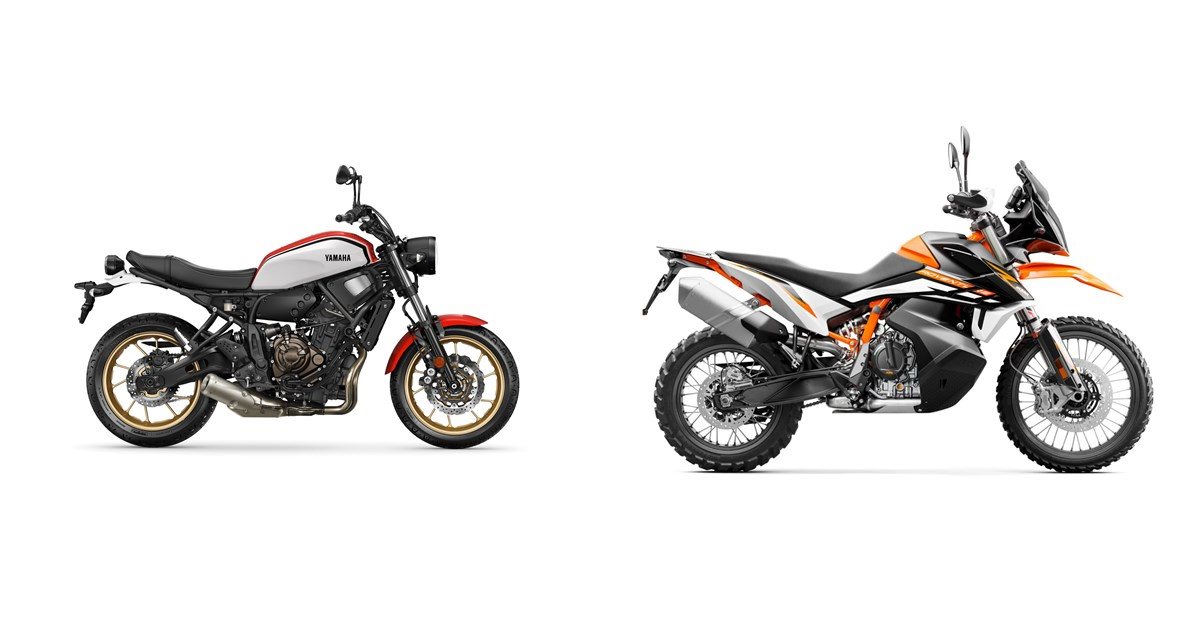 Yamaha XSR700 2021 vs KTM 890 Adventure R 2021