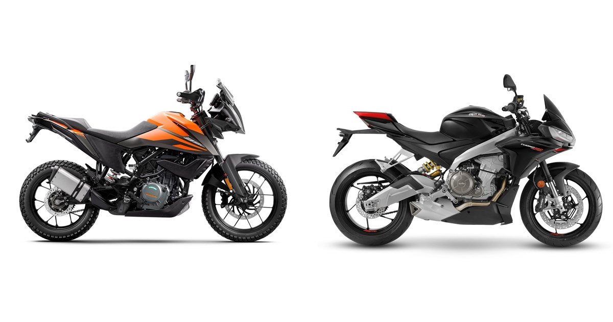 Motorrad Vergleich KTM 390 Adventure 2020 vs. Aprilia Tuono 660 Factory ...