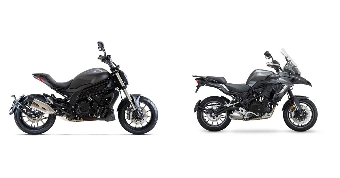Motorrad Vergleich Benelli 502 C 2022 vs. Benelli TRK 502 2021