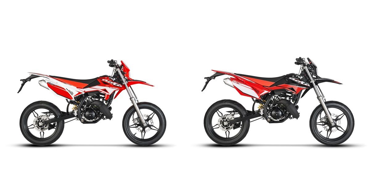 Motorrad Vergleich Beta RR 50 Motard 2018 vs. Beta RR 50 Motard Sport 2019