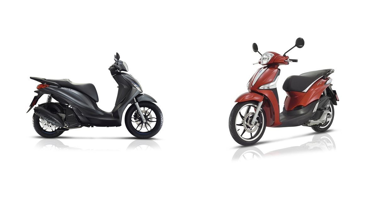 Motorrad Vergleich Piaggio Medley 125 ie IGET 2018 vs. Piaggio New Liberty S 125ie ABS 2018