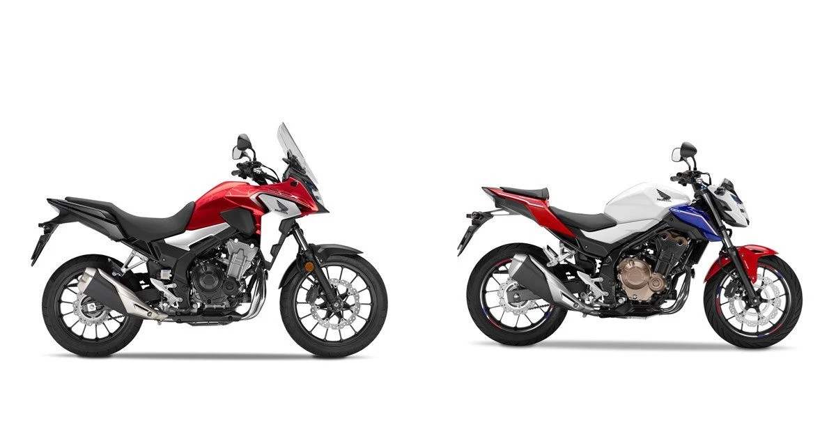 Honda CB500X 2020 vs Honda CB500F 2017