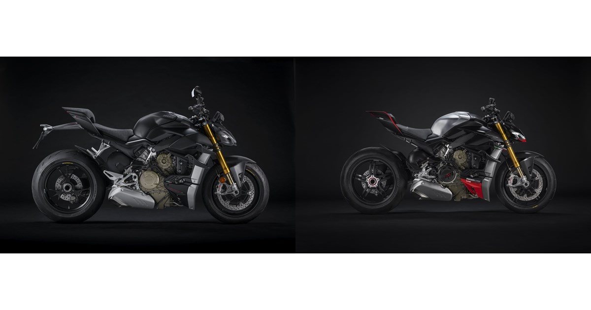 Motorrad Vergleich Ducati Streetfighter V4 S 2022 vs. Ducati Streetfighter V4 SP2 2023