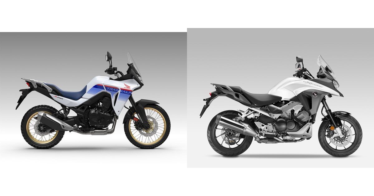 Honda XL750 Transalp 2023 vs Honda VFR800X Crossrunner 2020