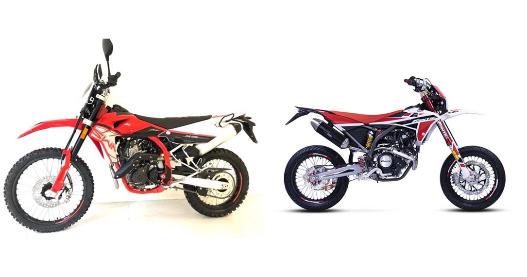 Motorrad Vergleich SWM RS 125 R 2022 vs. Fantic XMF 125 Competition 2021