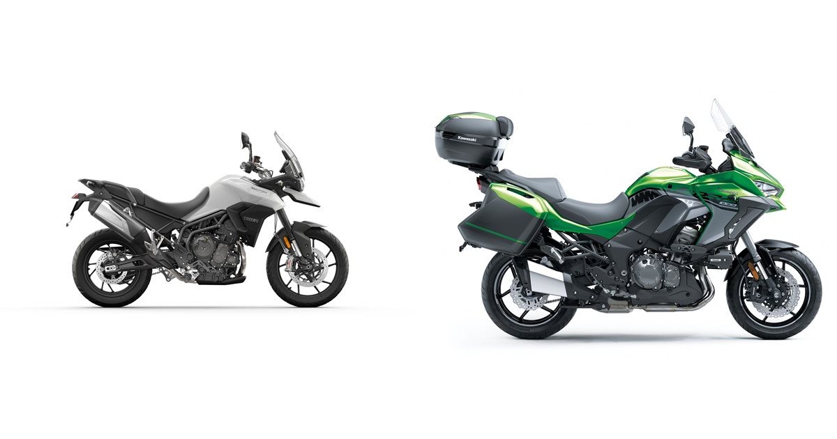 Motorrad Vergleich Triumph Tiger 900 2020 vs. Kawasaki Versys 1000 SE 2020