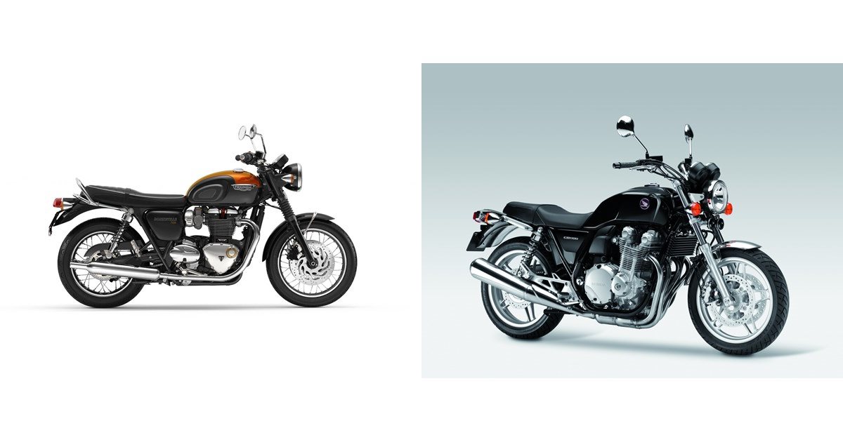 Triumph Bonneville T120 2020 vs Honda CB 1100 2014