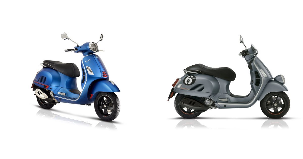 Motorrad Vergleich Vespa GTS 300 hpe Super Sport 2019 vs. Vespa GTV 300 Special Edition Sei ...