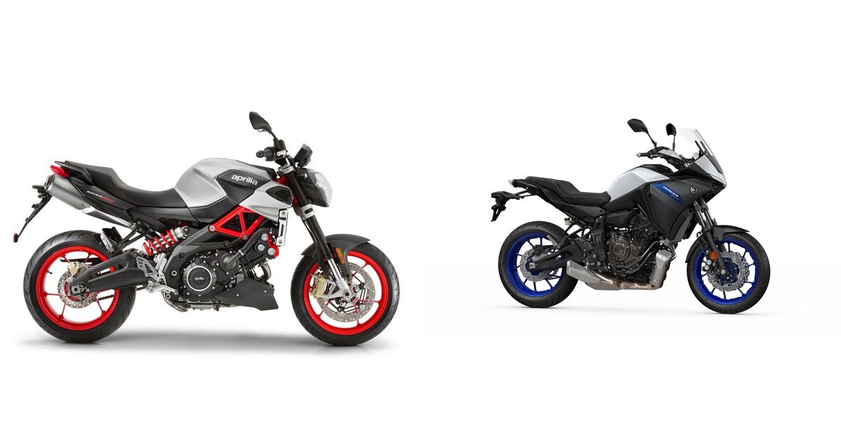 Motorrad Vergleich Aprilia Shiver 900 2017 vs. Yamaha Tracer 700 2020