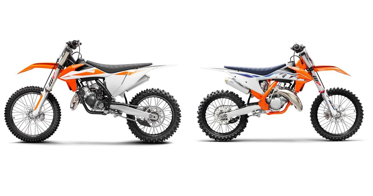 Motorrad Vergleich KTM 150 SX 2019 vs. KTM 150 SX 2022