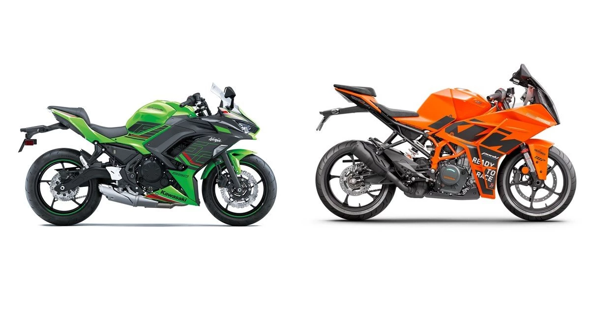 Kawasaki Ninja 650 2023 vs KTM RC 390 2023