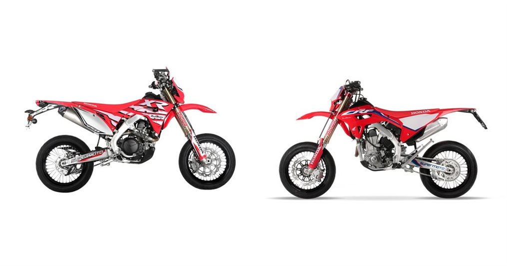 Motorrad Vergleich Red Moto CRF 450XR Supermoto 2020 vs. Red Moto CRF ...