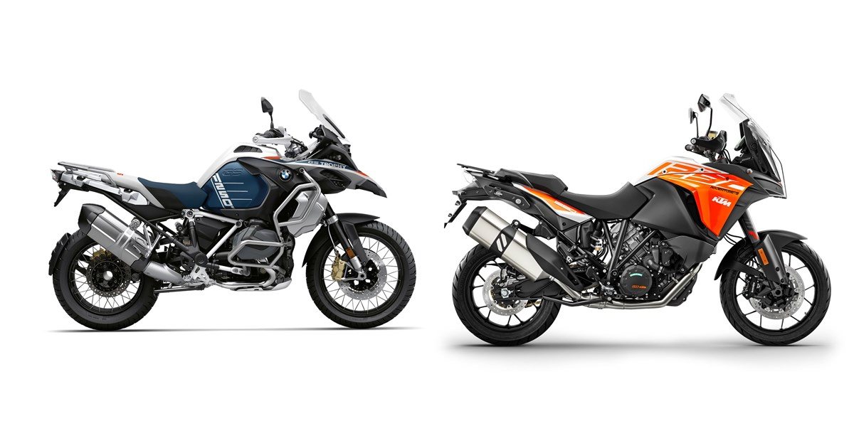 Comparaison des motos BMW R 1250 GS Adventure 2023 VS. KTM 1290 Super ...