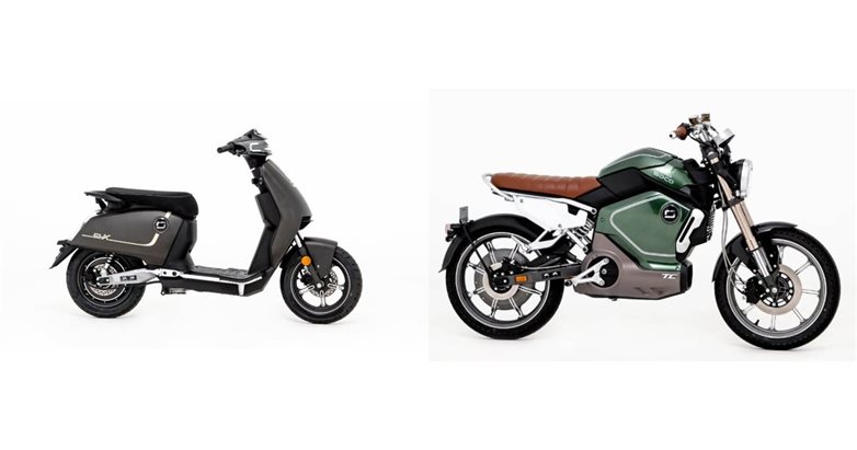 Motorrad Vergleich Super Soco CUX 2022 vs. Super Soco TC ECO 2022