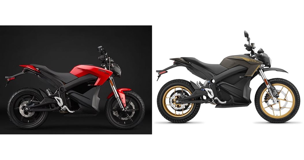 Motorrad Vergleich Zero SR 2015 vs. Zero DSR 2021