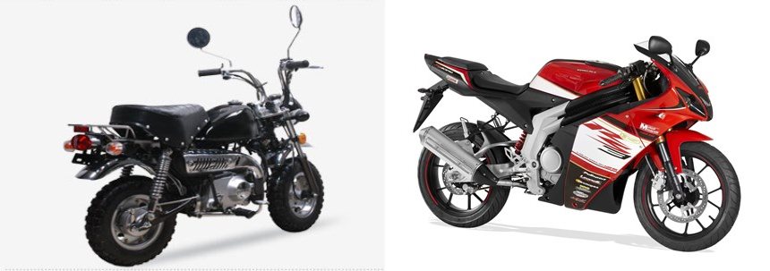 Motorrad Vergleich Mawi ST 125 -8 2009 vs. Rieju RS3 125 2018
