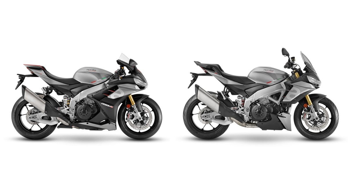 Motorrad Vergleich Aprilia RSV4 1100 2022 vs. Aprilia Tuono V4 1100 2022