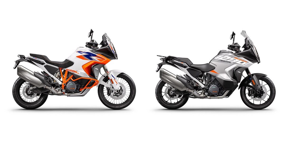 Motorrad Vergleich KTM 1290 Super Adventure R 2023 vs. KTM 1290 Super ...