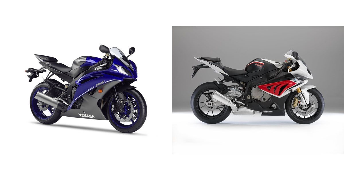 Motorrad Vergleich Yamaha YZF-R6 2013 vs. BMW S 1000 RR 2014