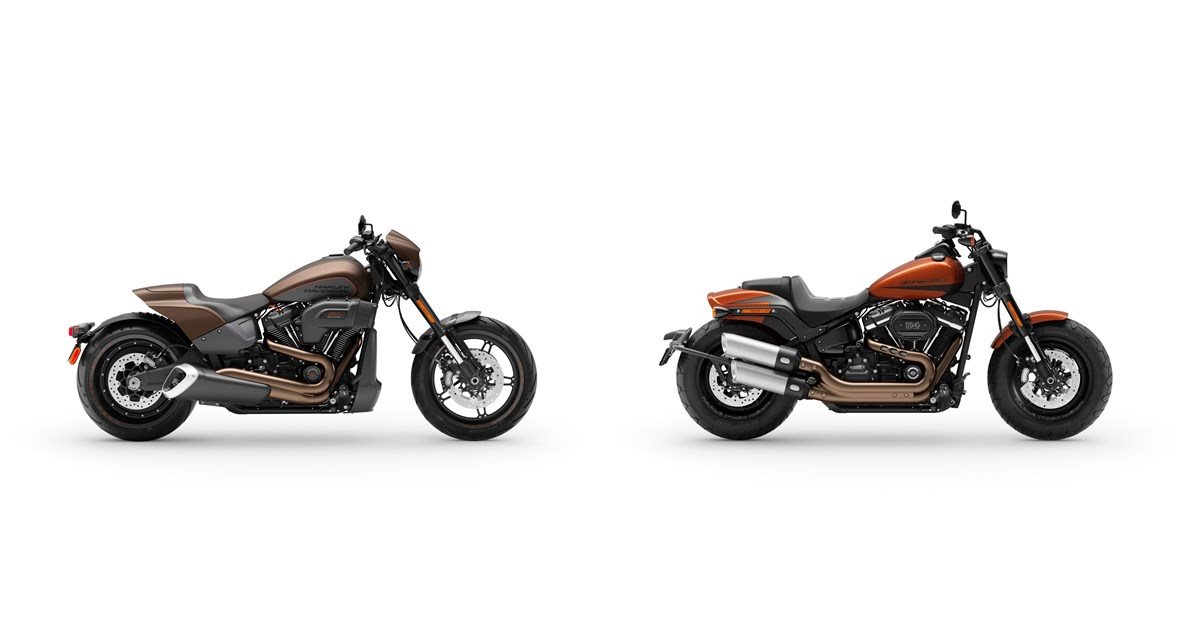 Motorrad Vergleich Harley-Davidson Softail FXDR 114 FXDRS 2019 vs ...