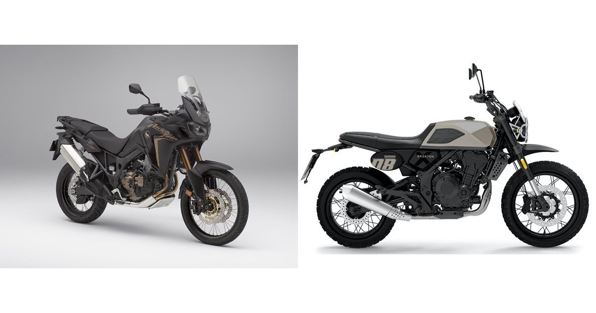 Motorrad Vergleich Honda CRF1000L Africa Twin 2018 vs. Brixton ...