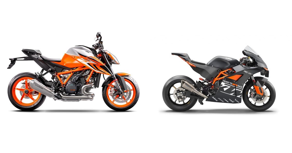 KTM 1290 Super Duke R 2023 vs KTM RC 8C 2023