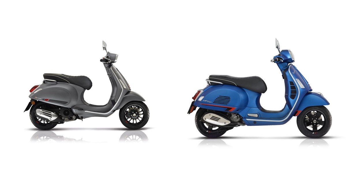 Motorrad Vergleich Vespa Sprint 125ie 3v S 2017 vs. Vespa GTS 125 Supersport iGET 2021