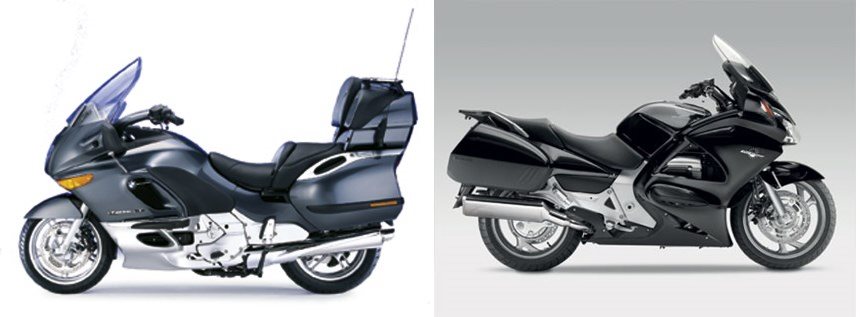 Motorrad Vergleich BMW K 1200 LT 2005 vs. Honda ST 1100 Pan-European 2009