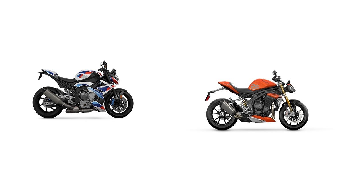 Motorrad Vergleich BMW M 1000 R 2023 vs. Triumph Speed Triple 1200 RS 2023