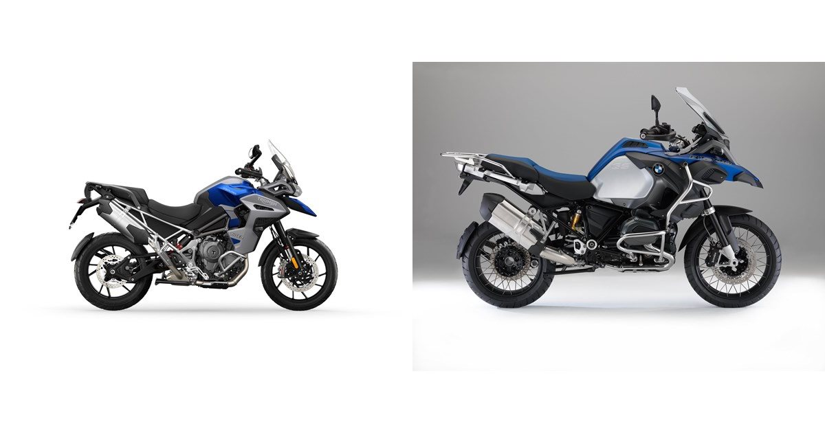Motorrad Vergleich Triumph Tiger 1200 GT Explorer 2022 vs. BMW R 1200 ...
