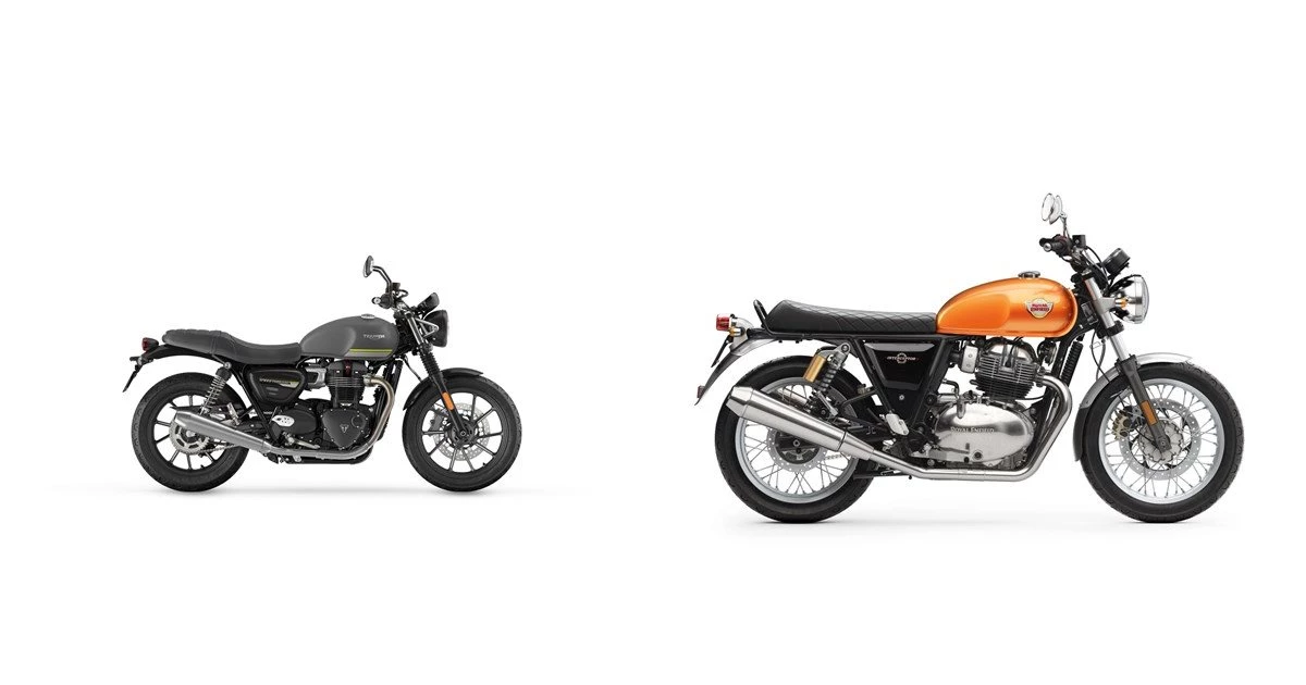Triumph Speed Twin 900 2023 vs Royal Enfield Interceptor 650 2020