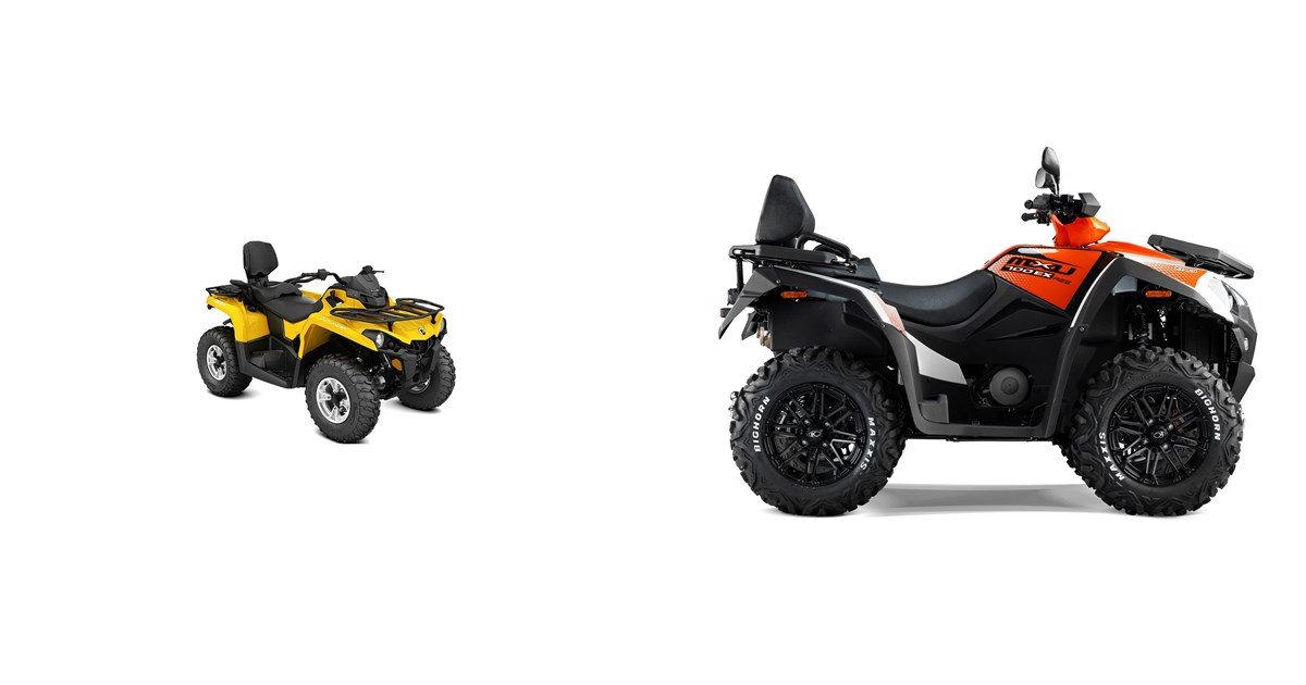 Motorrad Vergleich Can-Am Outlander Max DPS 570 2017 vs. Kymco MXU 700i ...