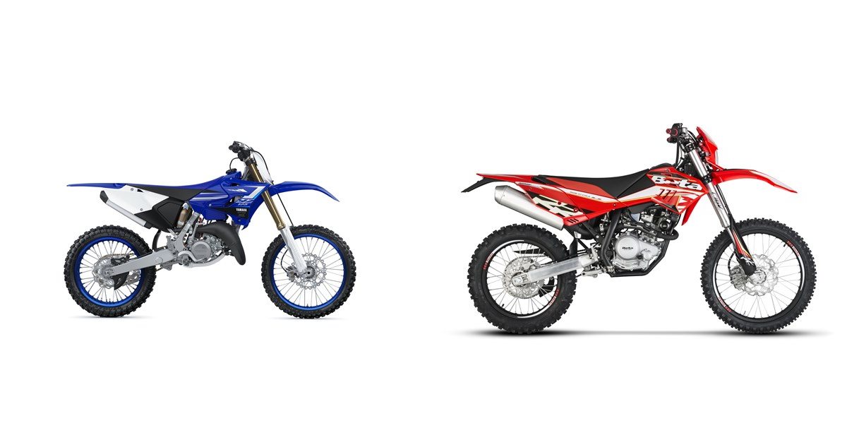 Motorrad Vergleich Yamaha YZ 125 LC 2020 vs. Beta RR Enduro 4T 125 LC 2018