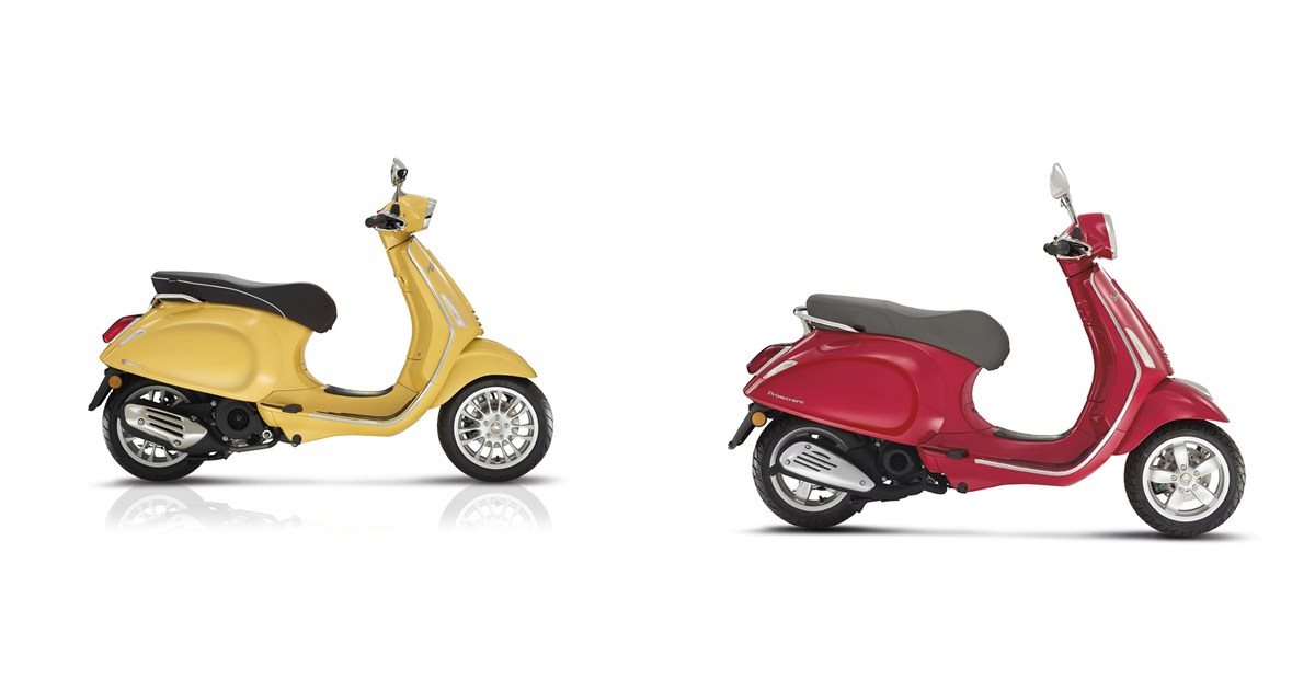 Motorrad Vergleich Vespa Sprint 125 i.e. 3V 2017 vs. Vespa Primavera 125 i.e. 3V 2017