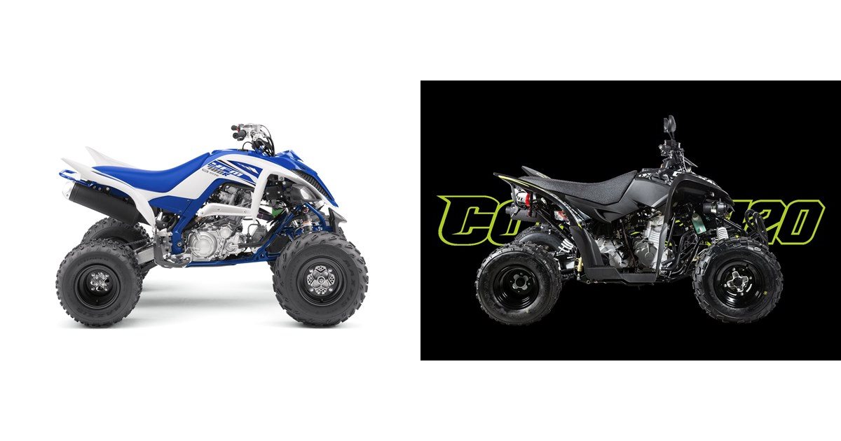 Motorrad Vergleich Yamaha YFM 700 R 2020 vs. Aeon Cobra 420 SX 2020