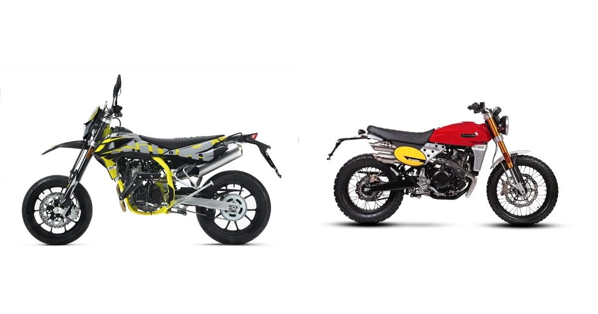 Motorrad Vergleich SWM SM 125 R 2020 vs. Fantic Caballero Scrambler 500 ...