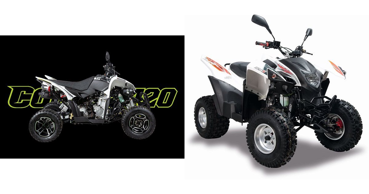 Motorrad Vergleich Aeon Cobra 420 SM 2020 vs. Adly Hurricane 320 2020