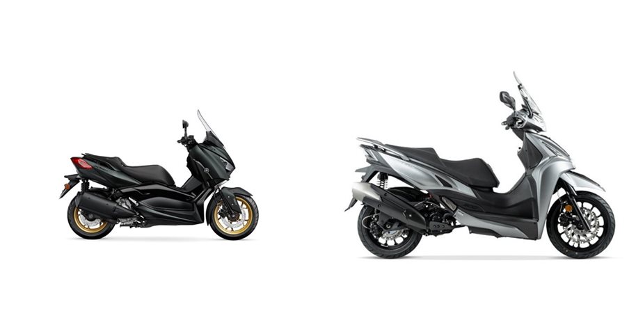 Yamaha XMAX 300 Tech MAX 2022 vs Kymco Agility 300i ABS 2022