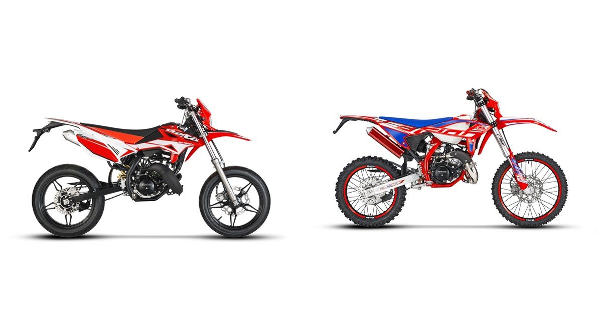 Motorrad Vergleich Beta RR 50 Motard 2018 vs. Beta RR 50 Racing 2023