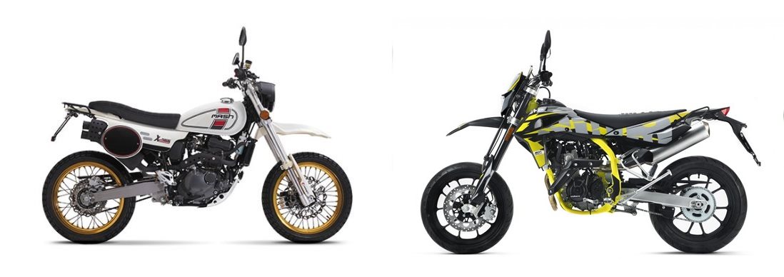 Mash X-Ride 125 2022 vs SWM SM 125 R 2020
